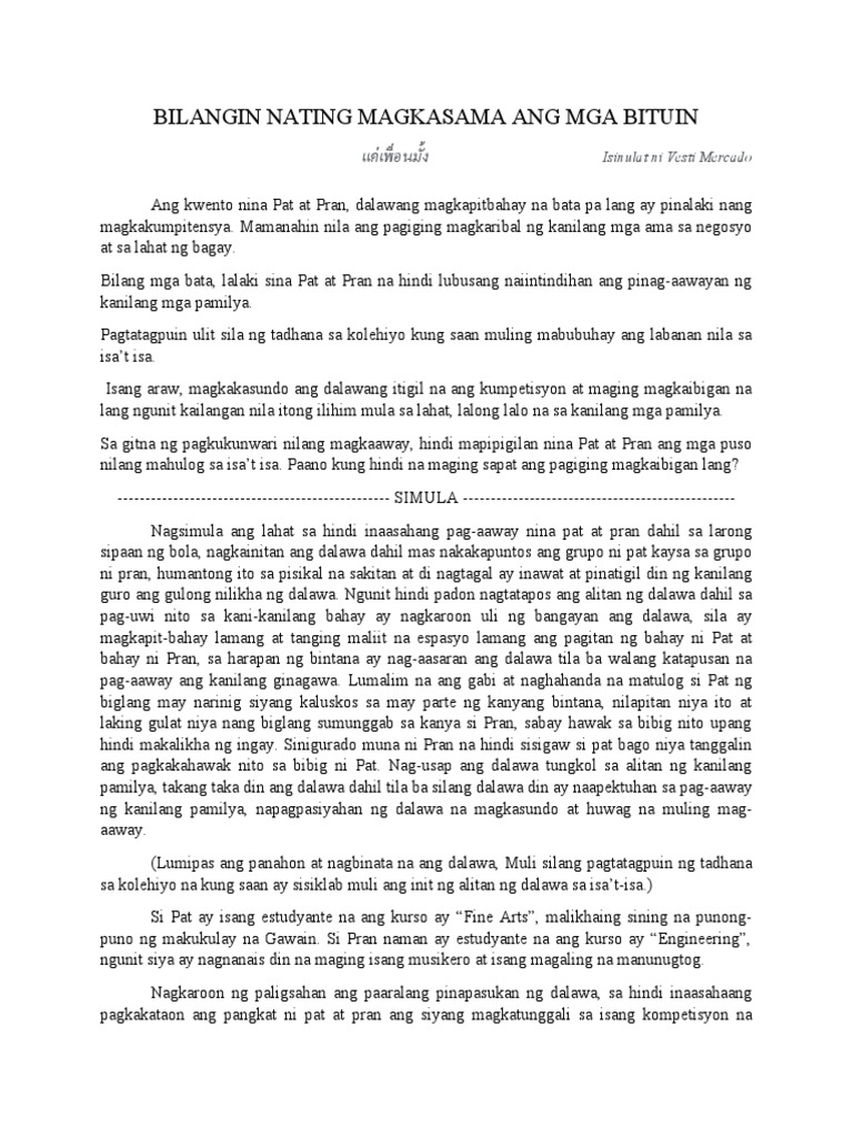 Bilangin Ang Bituin | PDF