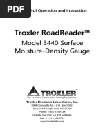 Technical Procedure For Using and Storing The Troxler | PDF | Physical ...