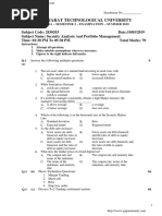 Sample-Paper For Cisi Exams | PDF | Stocks | Securities (Finance)