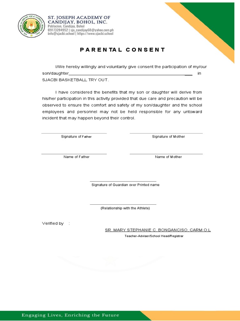 Parental Consent | PDF
