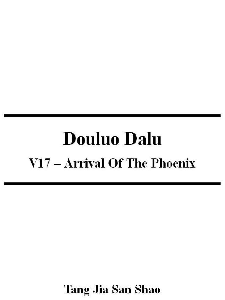 Douluo Dalu V17 - Arrival of The Phoenix | PDF