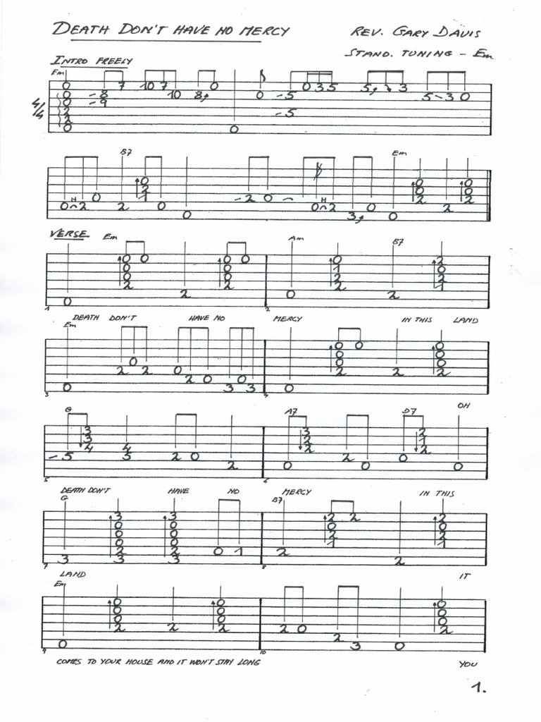 Death Don't Have No Mercy | PDF