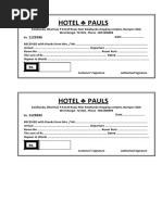 Hotel Walk Letter Authorization | PDF