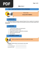 C-Ied: IED Awareness Ground Signs - Indicators | PDF | Improvised ...