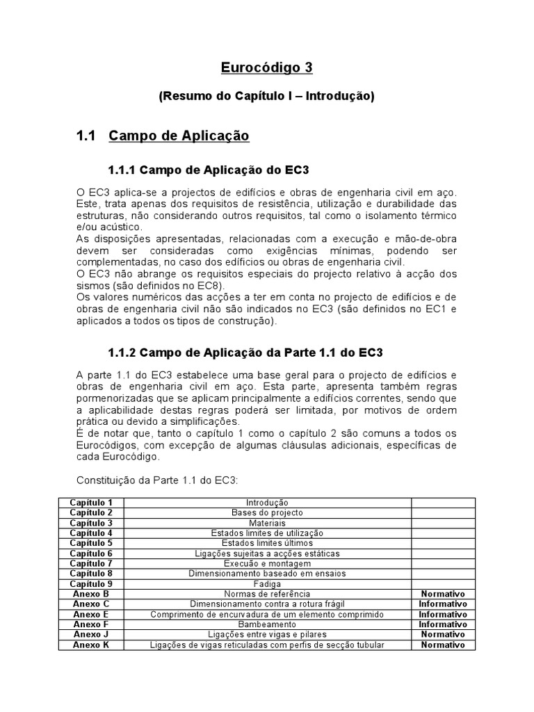 Eurocódigo 3 | PDF | Estresse (Mecânica) | Engenharia Civil