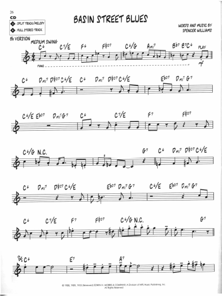 Basin Street Blues | PDF