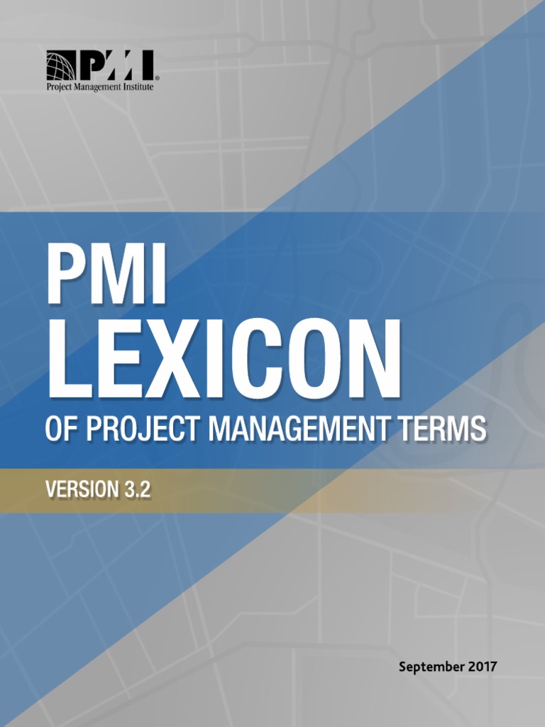 Pmi Lexicon PM Terms | PDF | Project Management | Risk