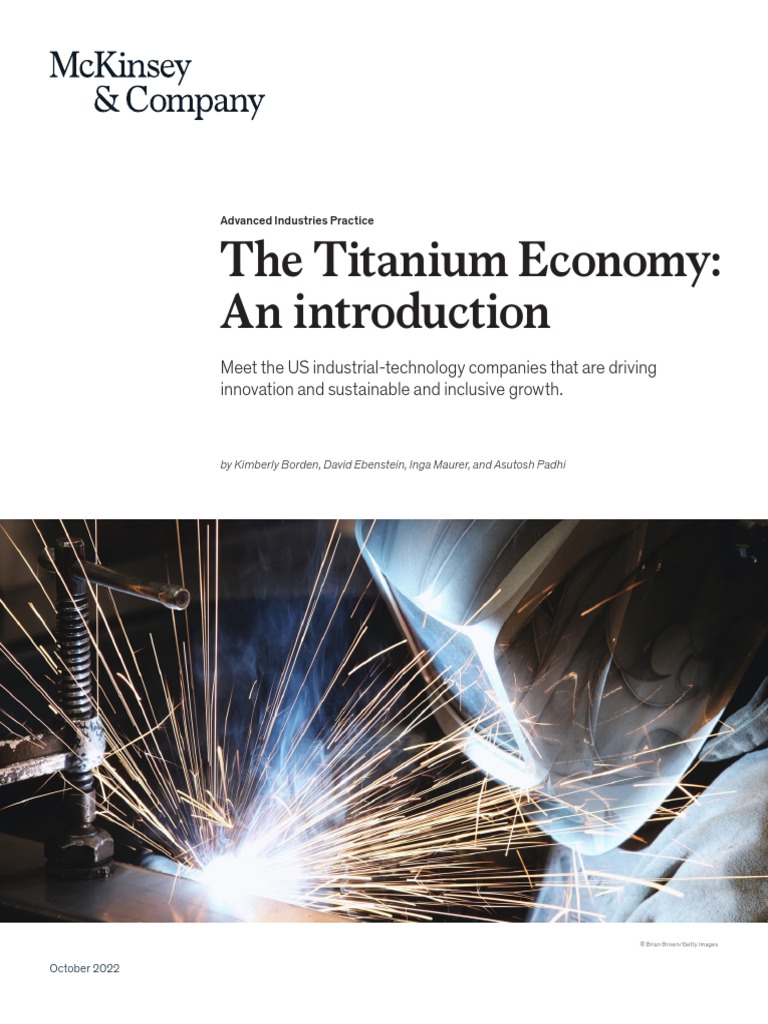 The Titanium Economy An Introduction VF | PDF | Innovation | Economies