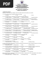 2nd Quarter Exam - Gen Math | PDF | Interest | Annuity (European)