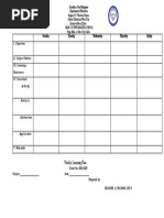 DepEd Table of Specification Sample | PDF | Human Communication | Learning