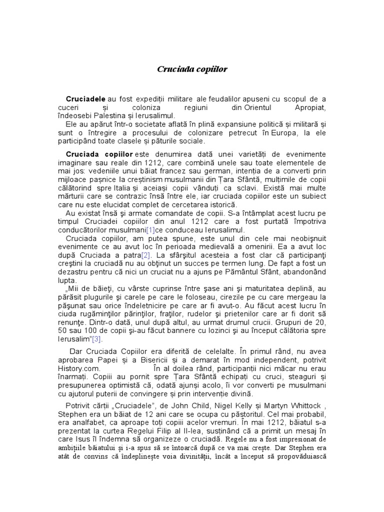 Cruciada Copiilor | PDF