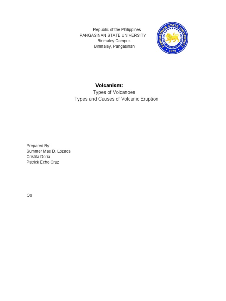 Lesson Plan Detailed | PDF | Volcano | Types Of Volcanic Eruptions