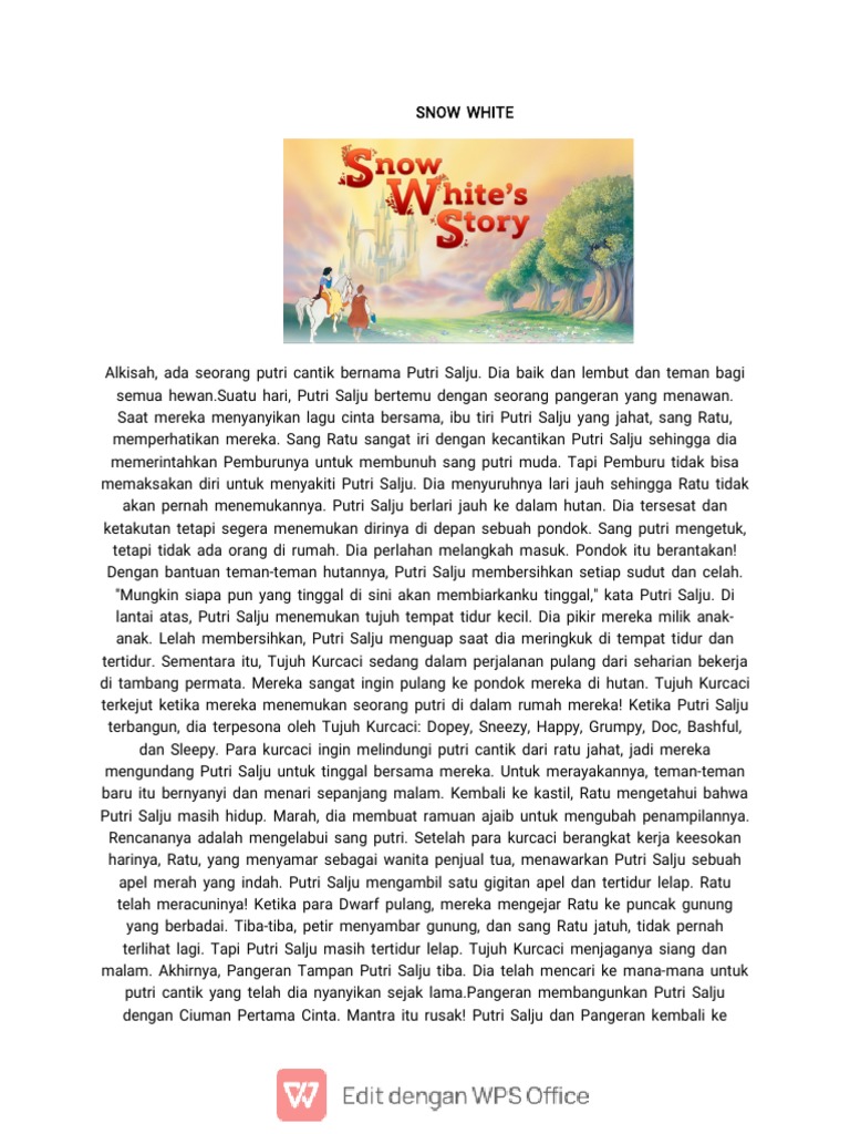 SNOW WHITE AND THE SEVEN DWARFS | PDF