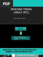 Materi Penunjang 3 Rencana Tindak Lanjut: I. Deskripsi Singkat | PDF