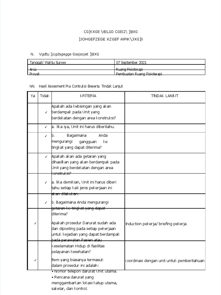 Contoh Laporan Tindak Lanjut Pcra Fisoterapi | PDF