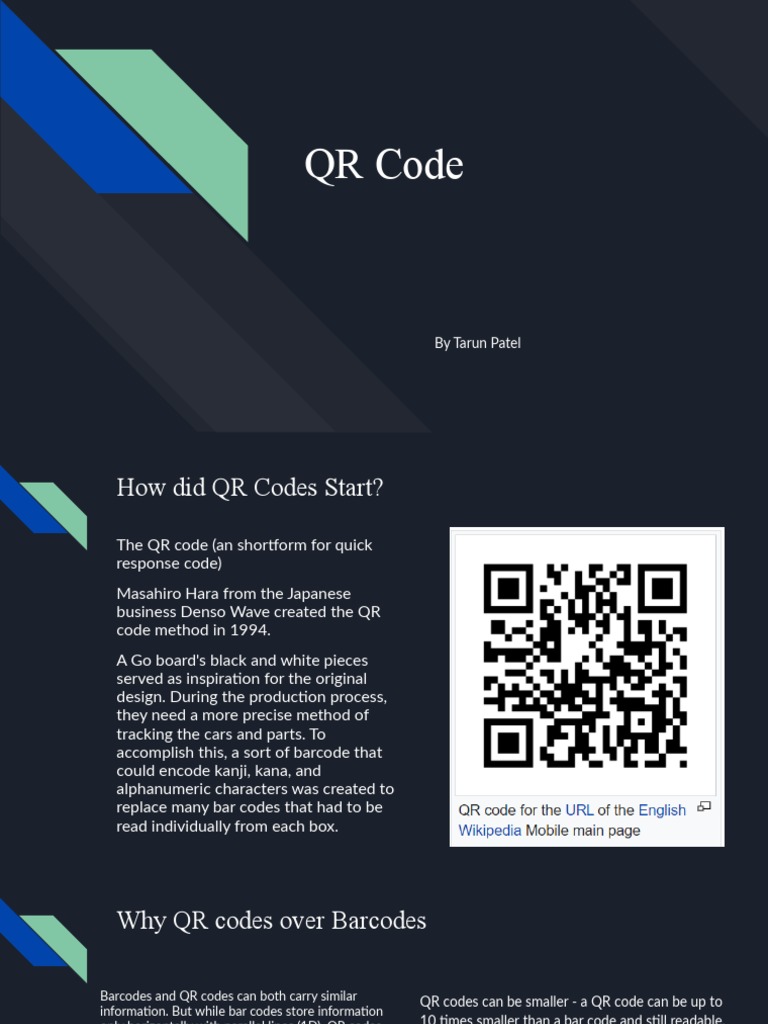 QR Code PPT Grade 9 | PDF | Qr Code | Barcode