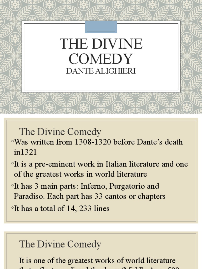 The Divine Comedy | PDF