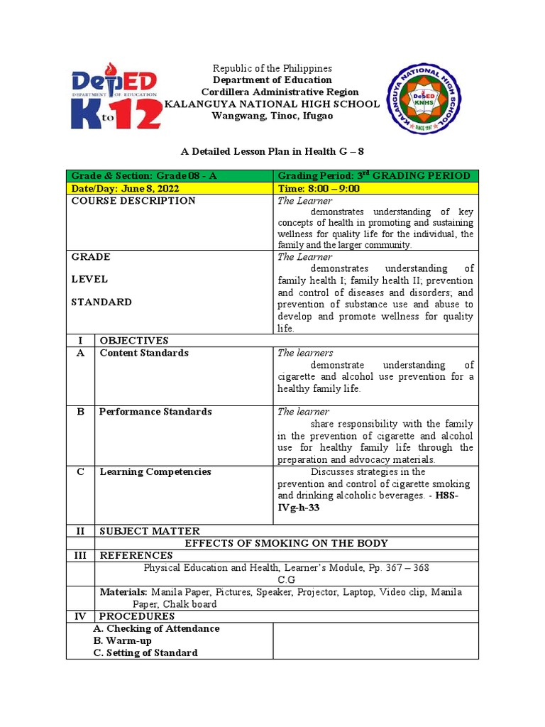 COT (3rd) | PDF | Tobacco Smoking | Addiction