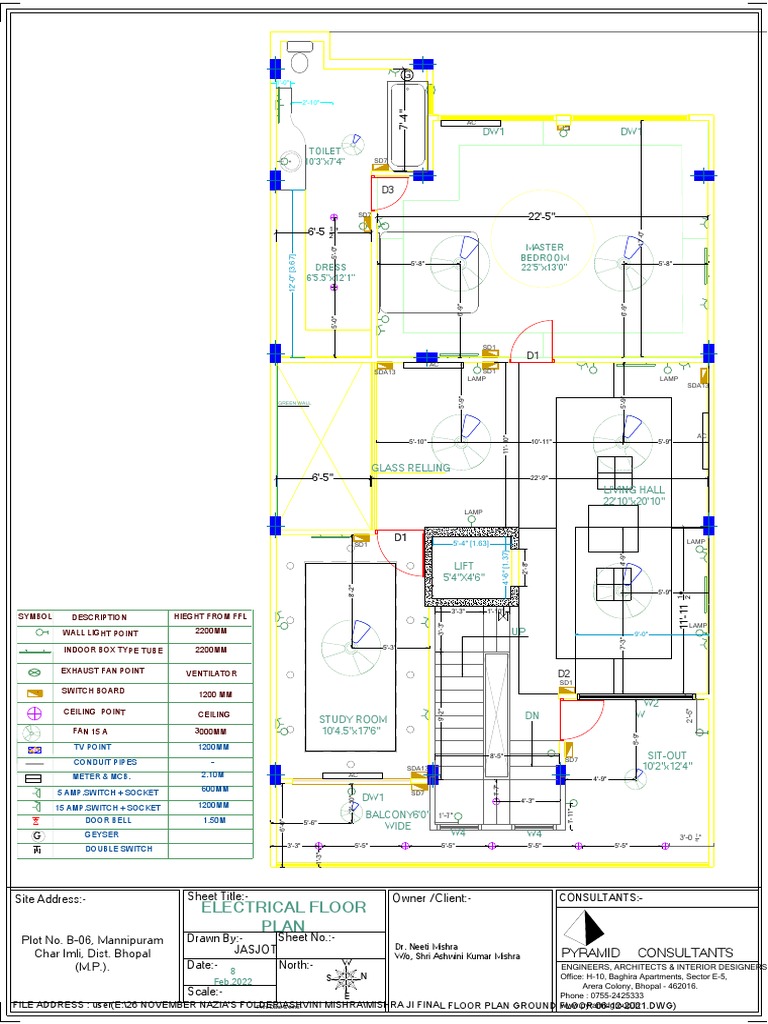 Floor plan and dimensions for a two story residential home with master ...
