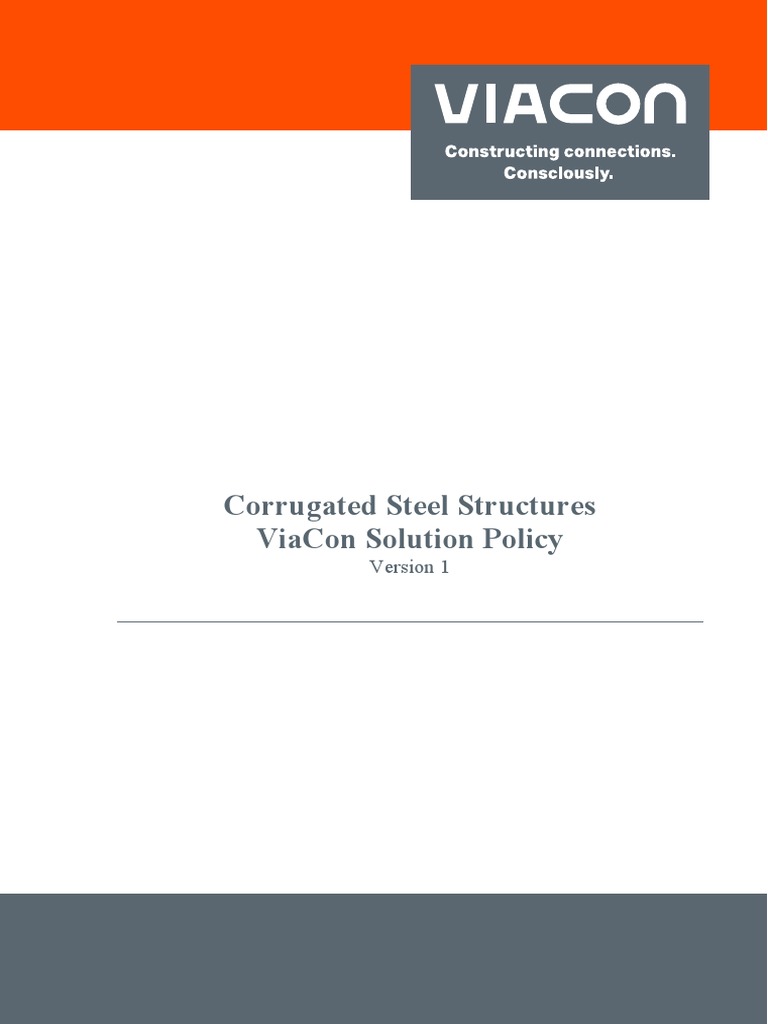ViaCon Corrugated Steel Solutions | PDF | Finite Element Method | Concrete