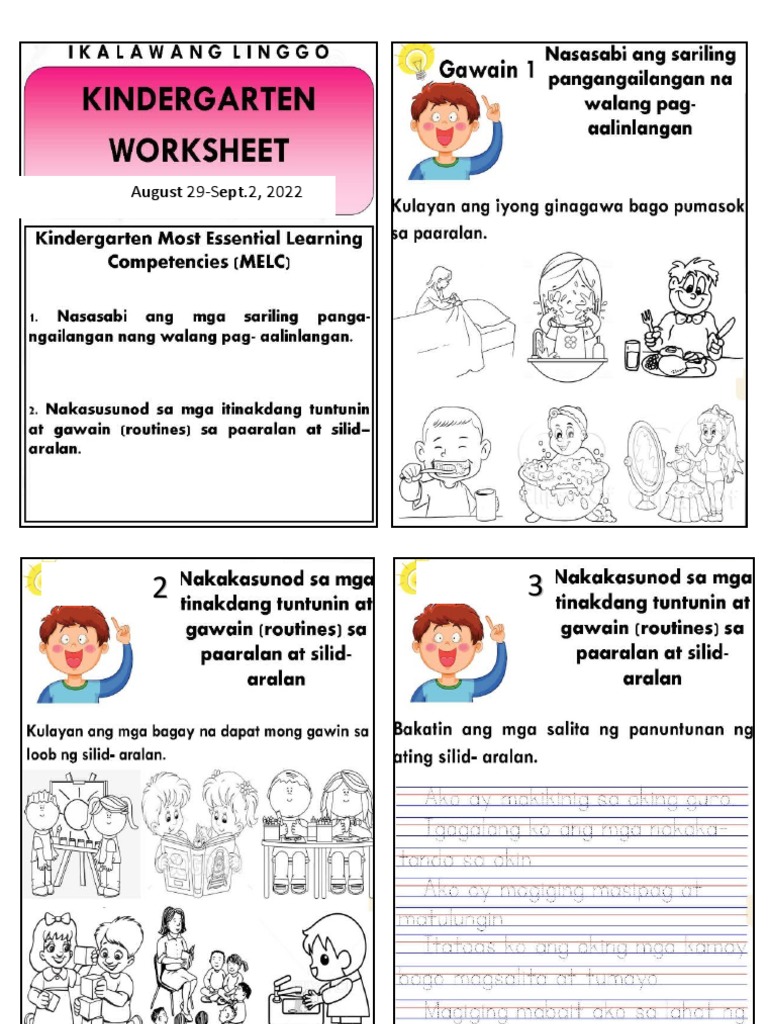 Week 2 Module For Kinder Pdf