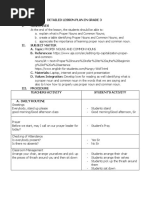 English 3 - Detailed Lesson Plan | PDF | Noun | Lesson Plan
