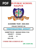 Project On Photoelectric Effect Class 12 | PDF | Photoelectric Effect ...