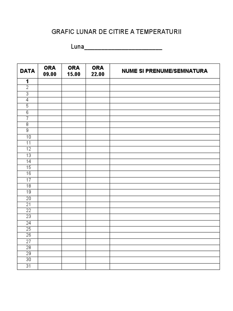 Grafic Lunar de Citire | PDF