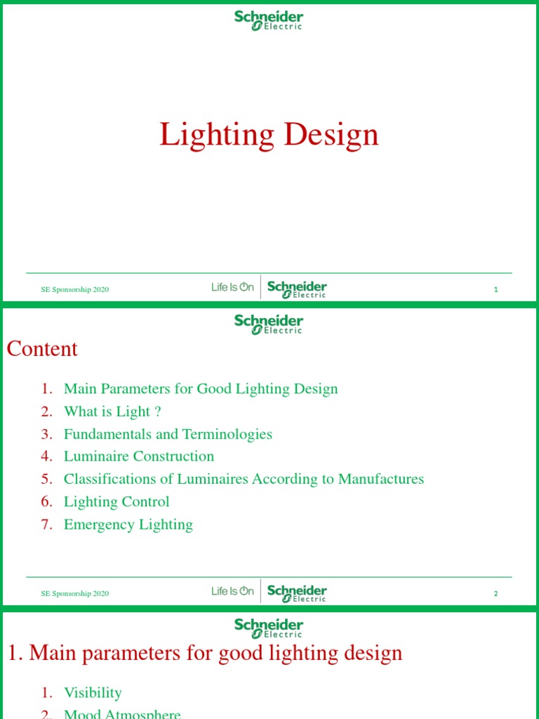 Comprehensive Guide to Lighting Design | PDF