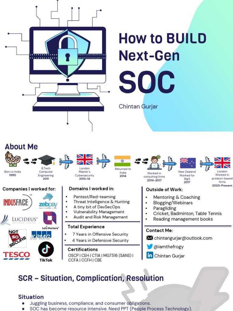 SOC Workshop | PDF | Computer Security | Security