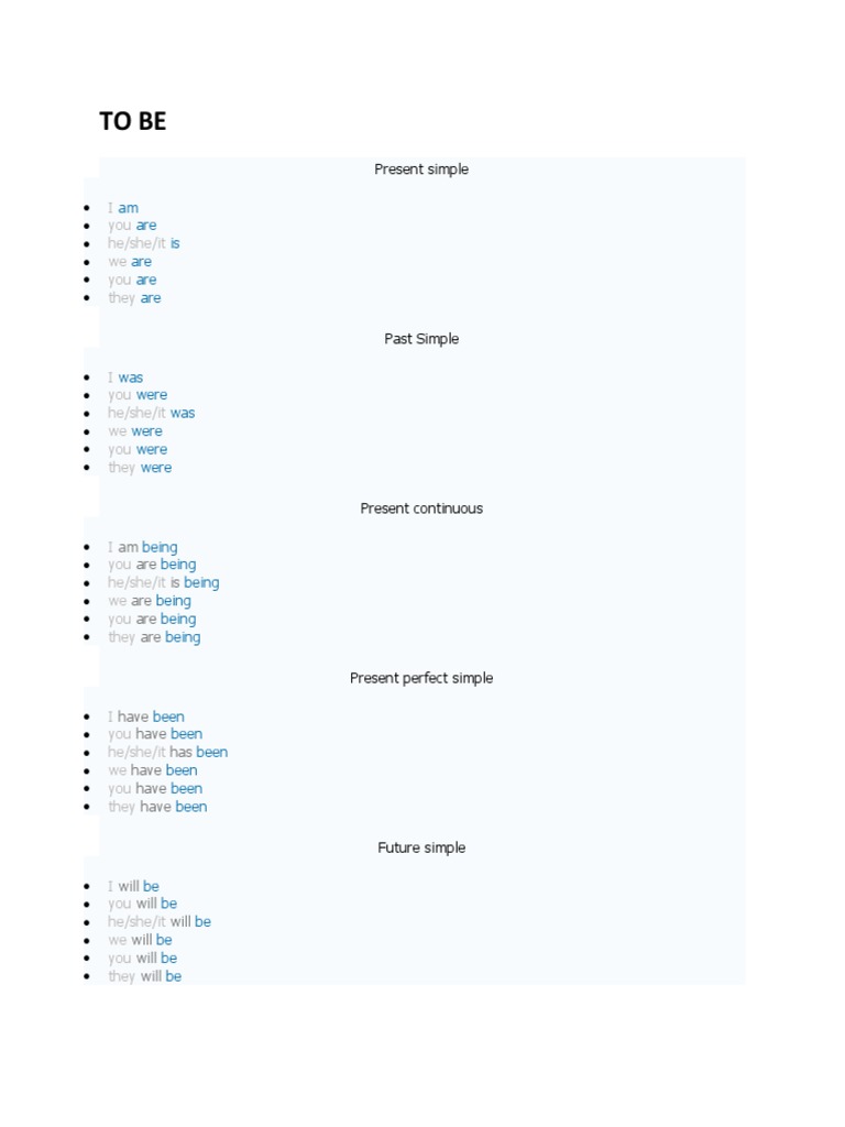 Conjugare Verbe Auxiliare | PDF | Linguistic Morphology | English Grammar