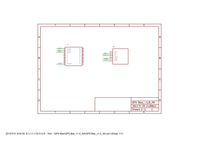GPS+Bee v1.0 AA | PDF