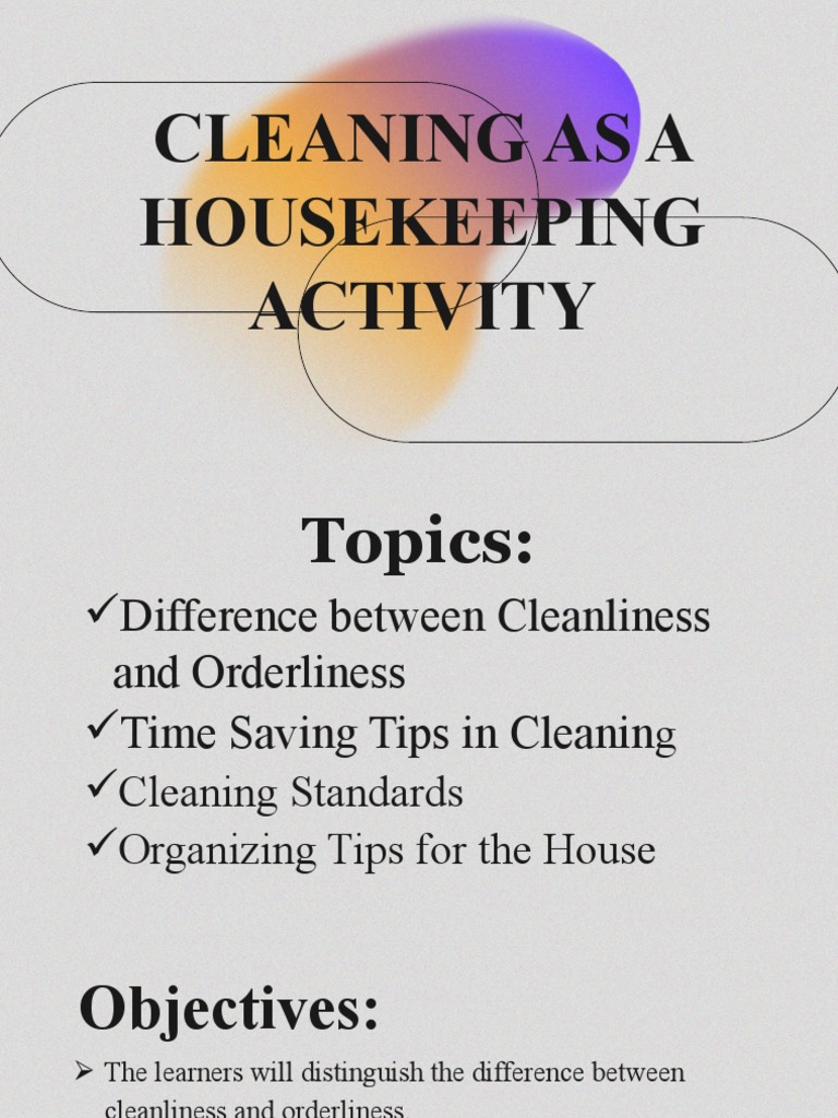 CLEANING TIPS HOUSEHOLD CLEANING | PDF