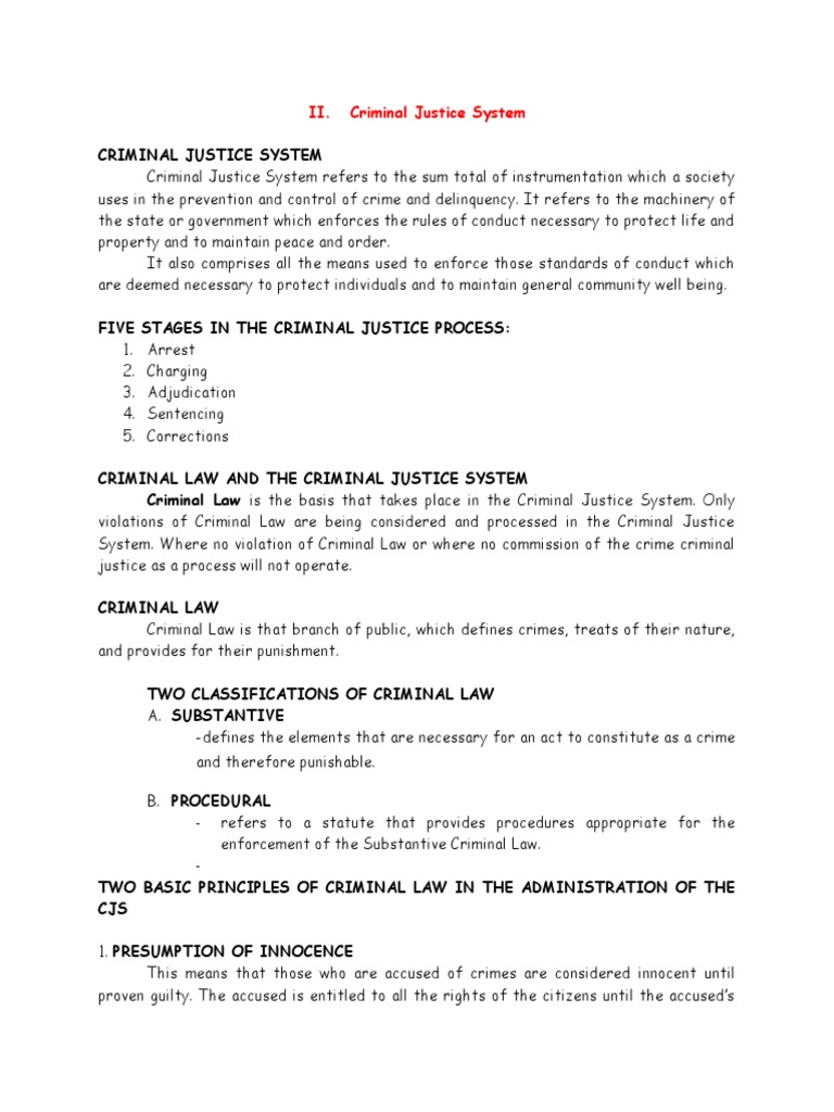 Criminal Justice System | PDF | Pardon | Prosecutor