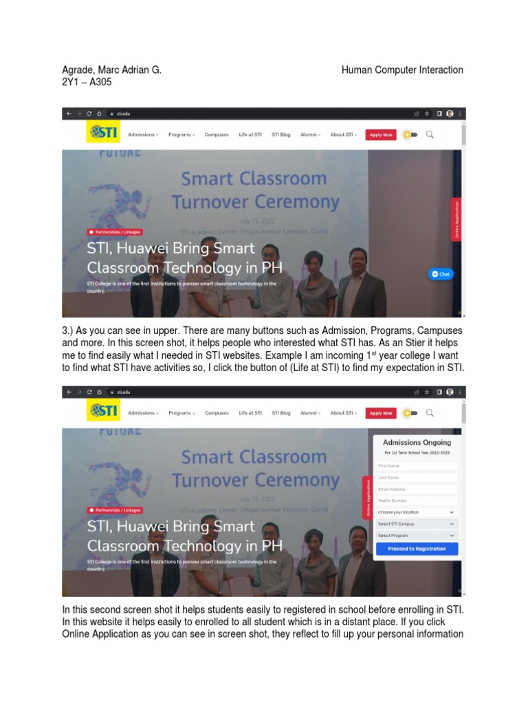 01 Laboratory Exercise 1 - ARG | PDF | Human–Computer Interaction | Learning