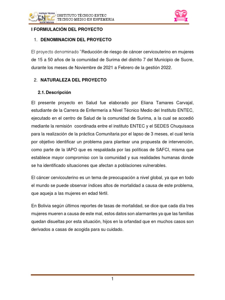 Cacu | PDF | Método científico | Cáncer de cuello uterino