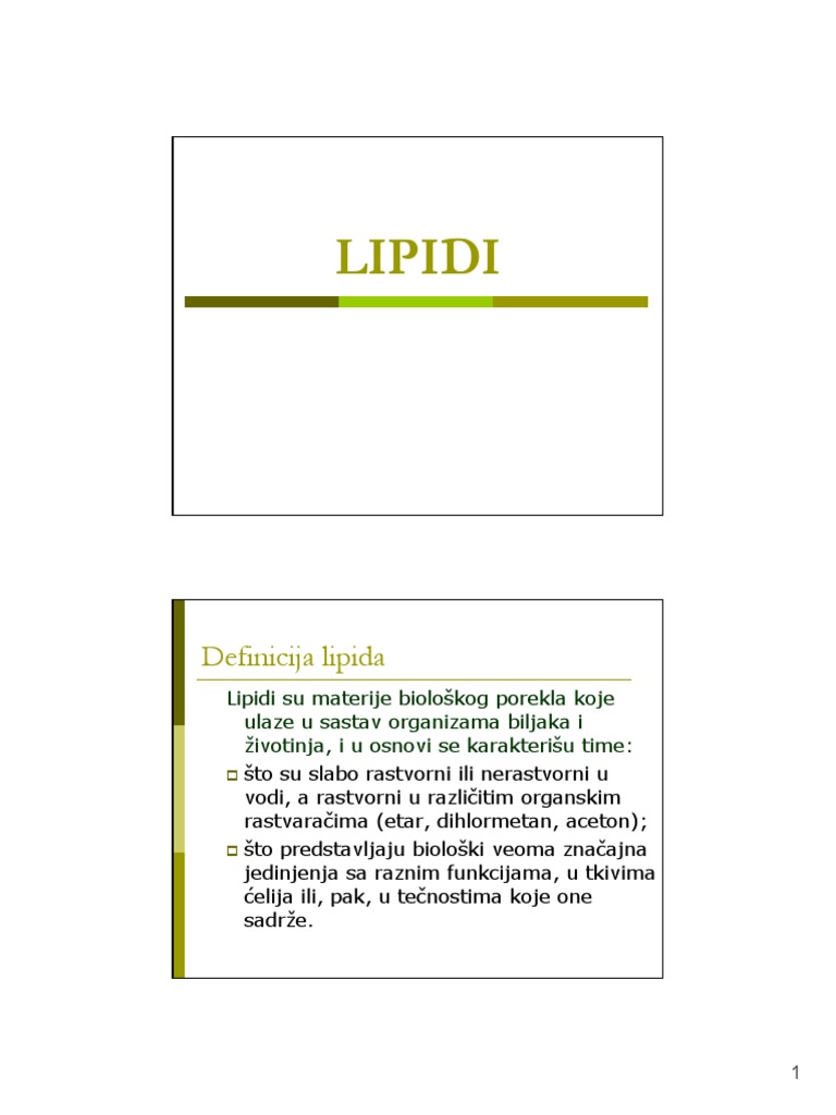 P10 Lipidi | PDF