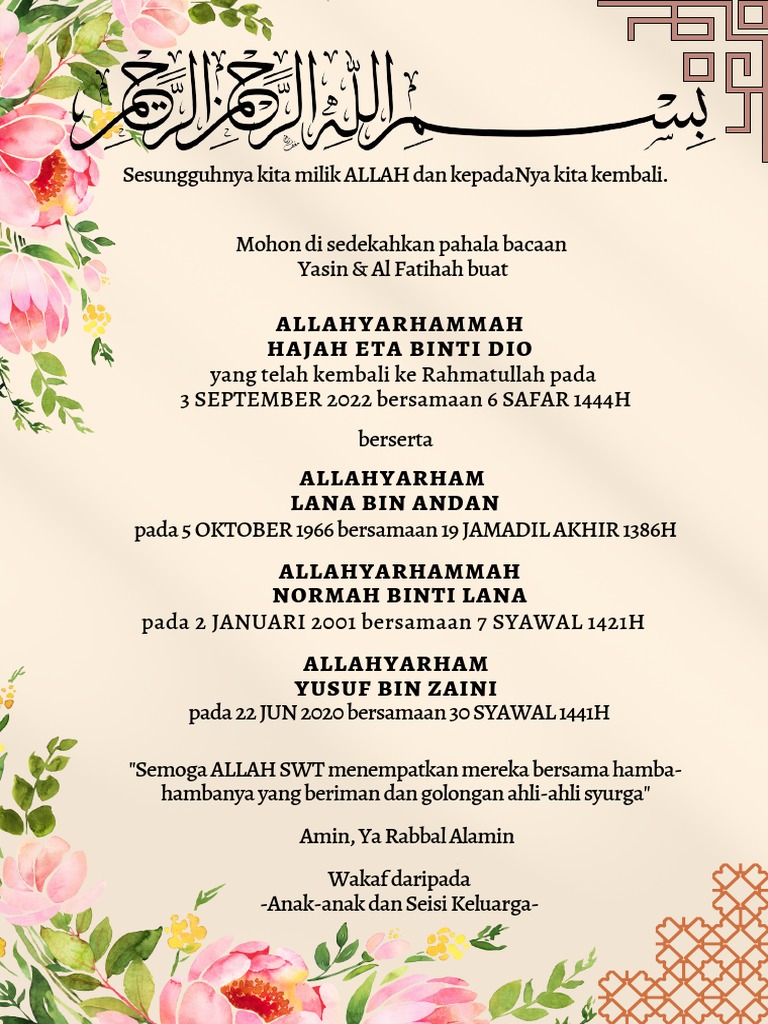 Bismillah | PDF