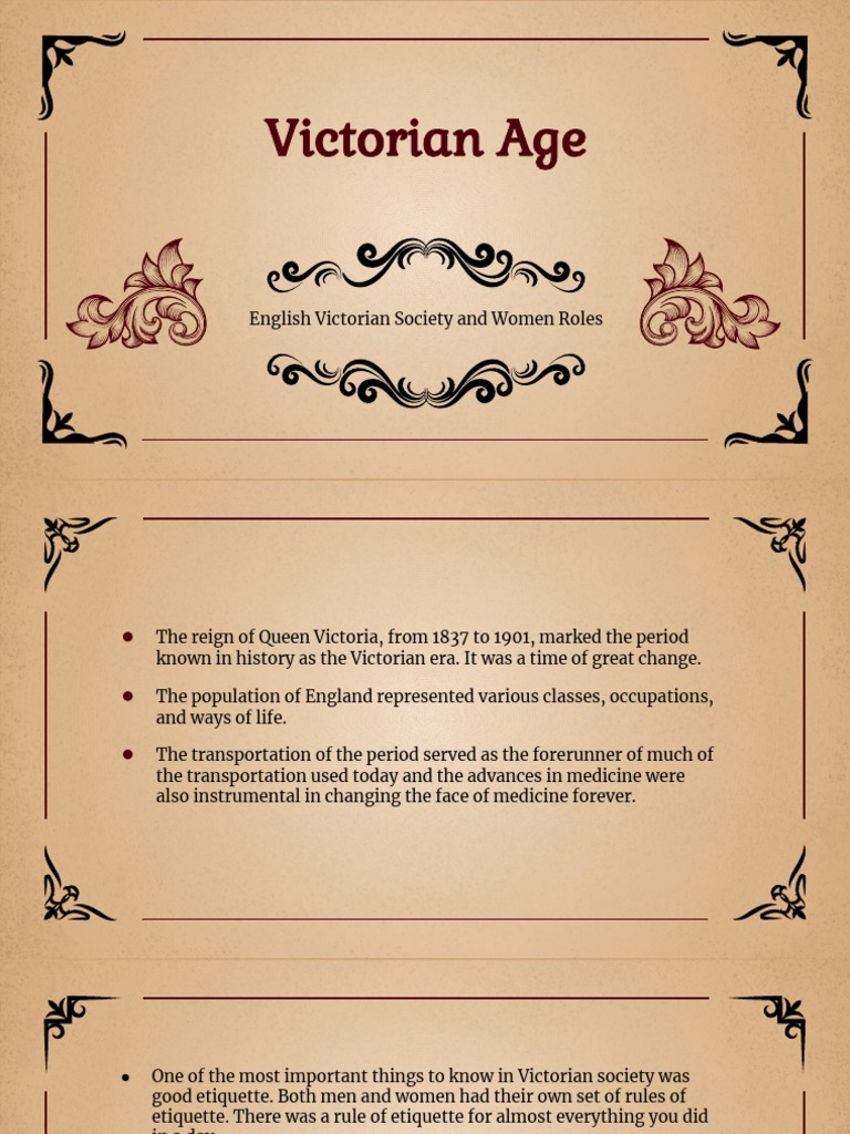 Victorian Age | PDF | Victorian Literature