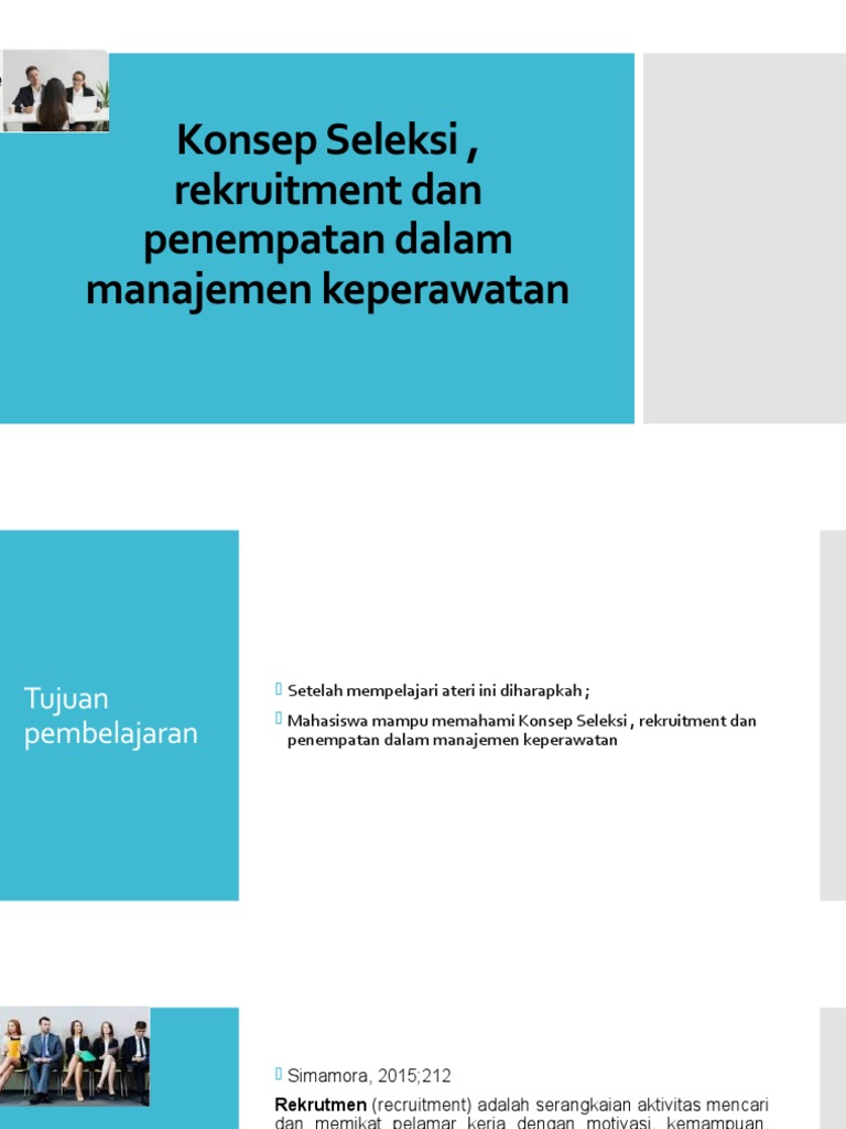 Konsep Seleksi, Rekruitment Dan Penempatan Dalam Manajemen | PDF | Karier & Perkembangan