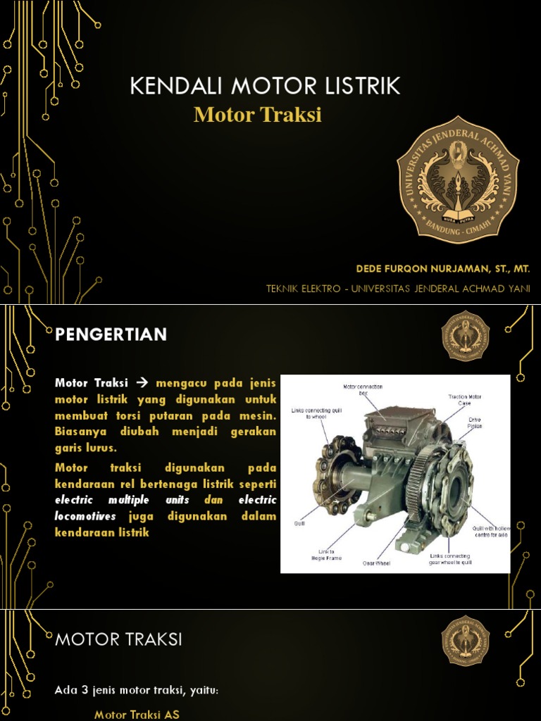 Motor Traksi Listrik: Jenis & Karakteristik | PDF | Teknologi & Rekayasa