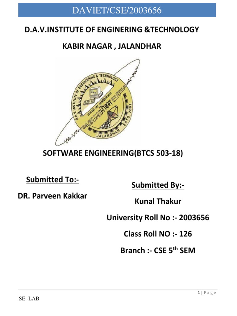 Kunal Se | PDF | Unit Testing | Risk Management