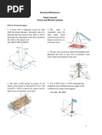Statics Practice Problems | PDF | Force | Friction
