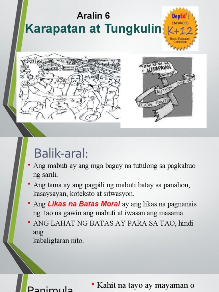 EsP 9 Quarter 2 PPT Modyul-6 | PDF