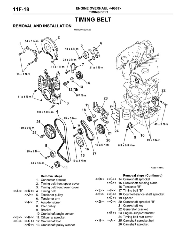 Sincronizacion de Motor Mitsubishi 4g69 - World Engine | PDF