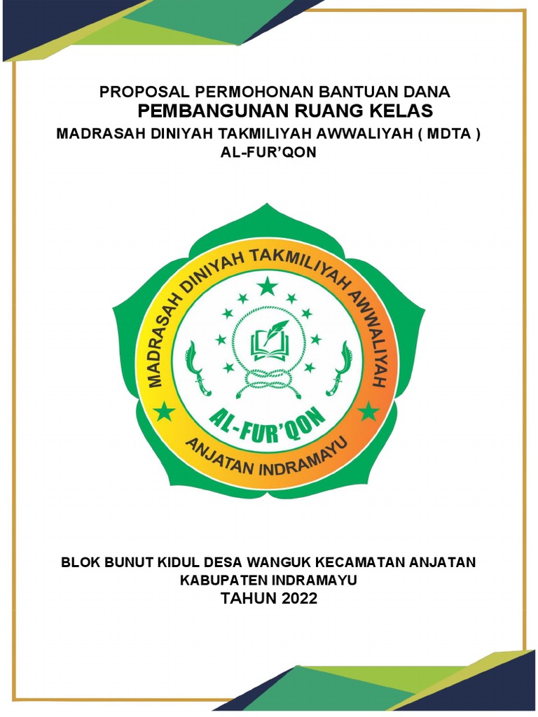 Cetak Proposal Pembangunan Mdta Al Furqon | PDF