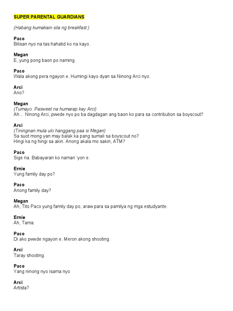 Super Parental Guardians | PDF