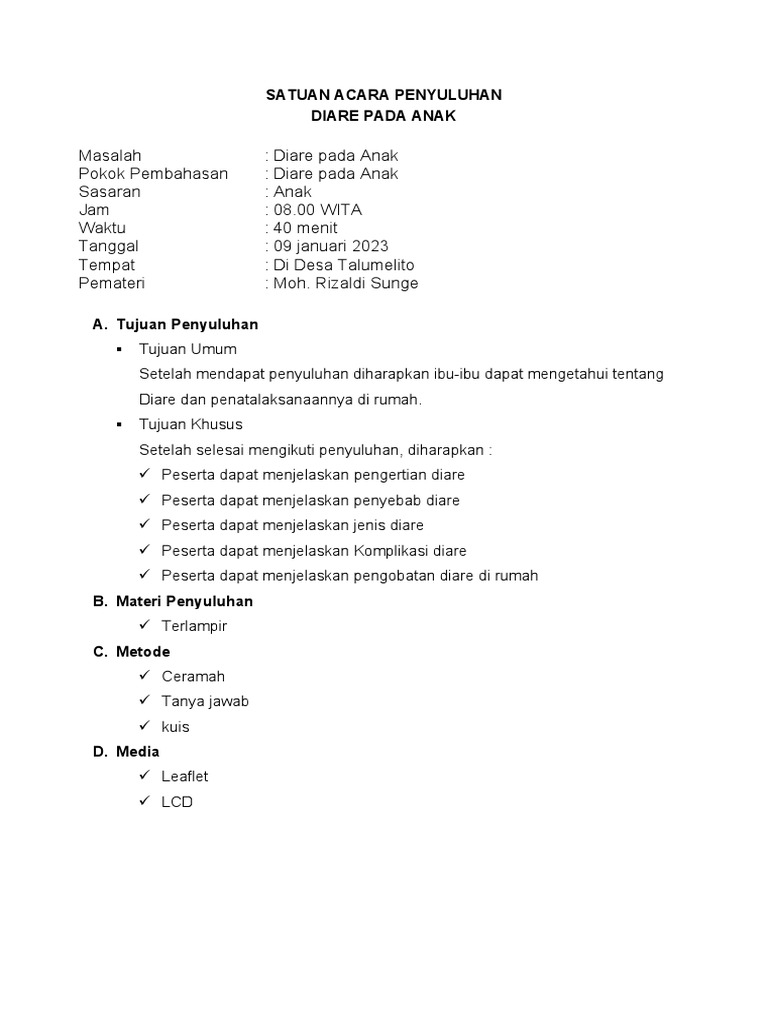 SAP Moh. Rizaldi Sunge | PDF