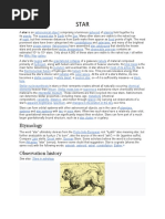 Understanding Stars: Formation and Types | PDF | Stars | Astronomy