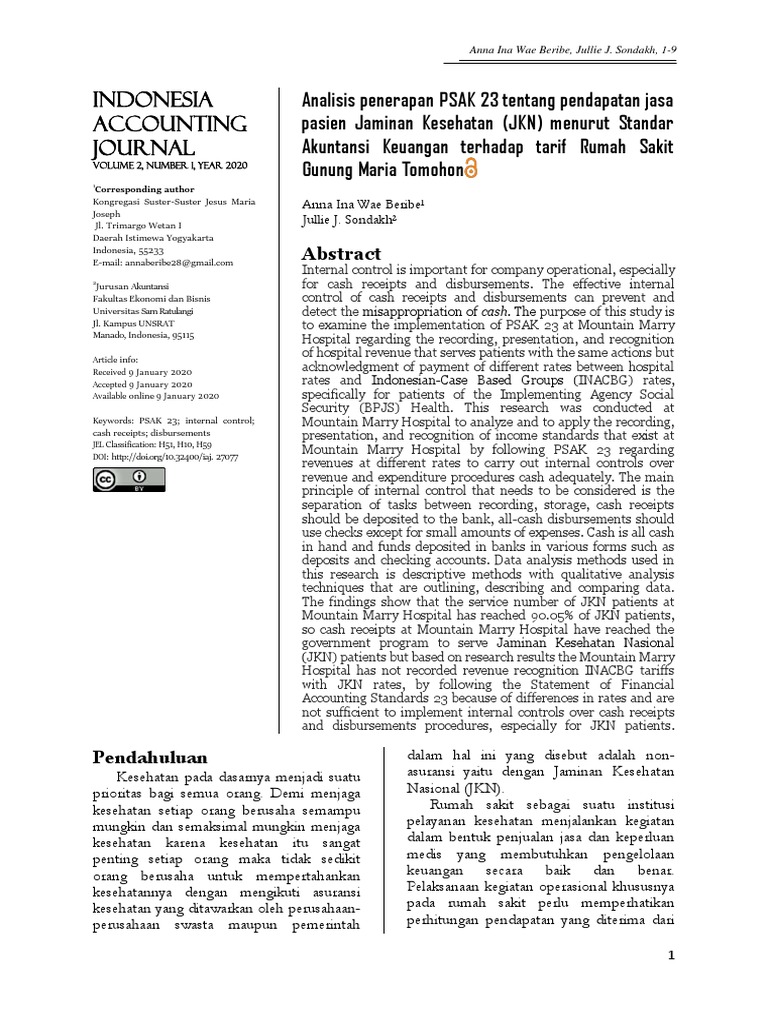 Analisis Penerapan Psak 23 Tentang Penda 7f494fbf | PDF | Financial Services | Financial Accounting